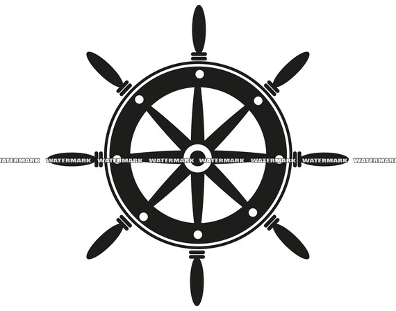 Clipart Ship Steering Wheel