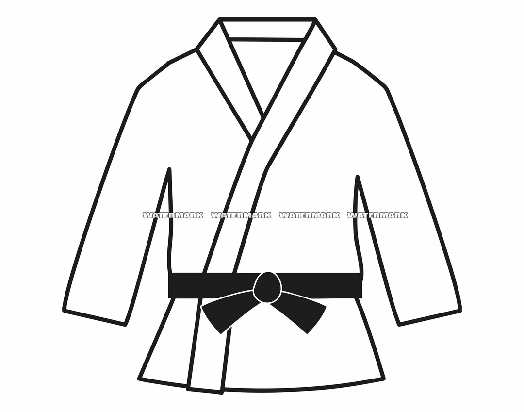 Karate Suit Svg, Karate Clothes SVG, Karate Clothes Cut File, Karate ...