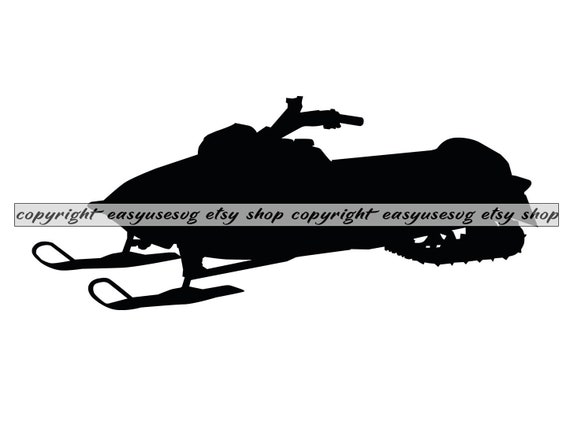 Snowmobile 1 Snowmobile SVG Snowmobile DXF Snowmobile PNG | Etsy