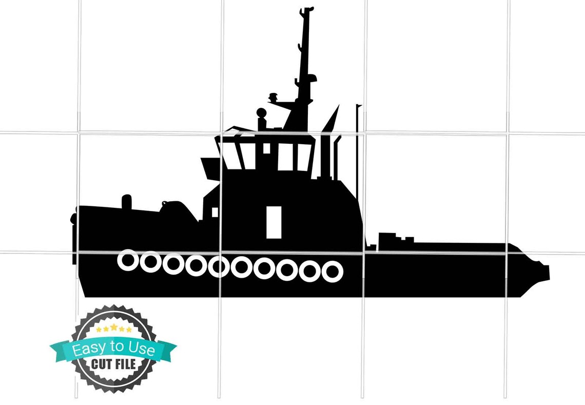 Tugboat SVG Tug Boat SVG Tugboat Clipart Tugboat Files for | Etsy UK