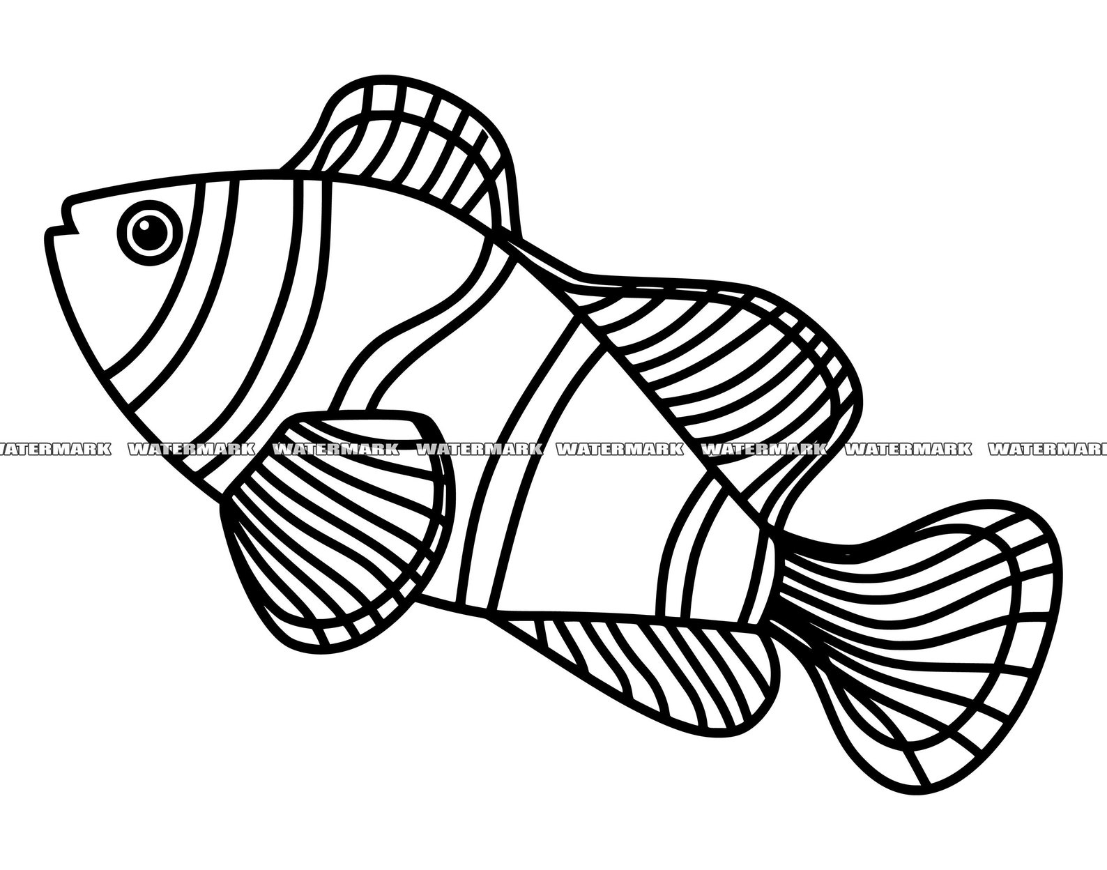 Fish SVG Fish Cut File Fish DXF Fish PNG Fish Clipart - Etsy