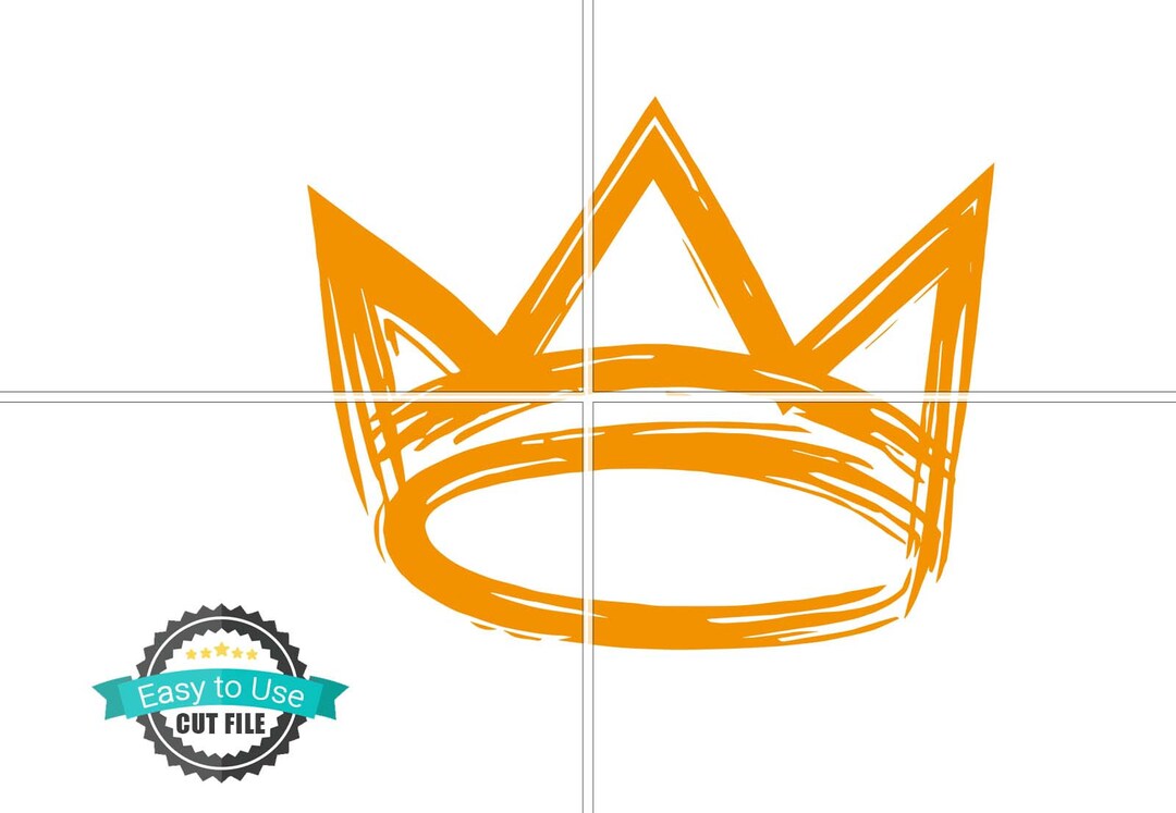 Hand Drawn Crown SVG, Crown SVG, Kid Crown SVG - Etsy Australia