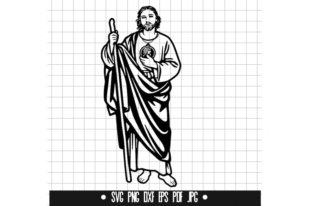 San Judas SVG, St Judas SVG, San Judas Tadeo SVG, Jude Svg, Judas Tadeo ...
