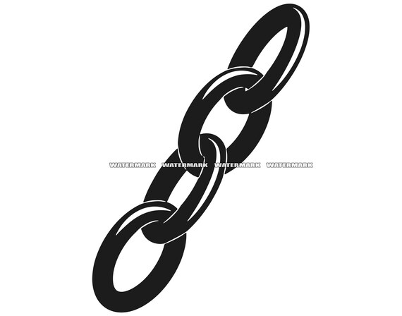 Chain SVG 5 Chain Link SVG Chain DXF Chain Link Dxf Chain | Etsy