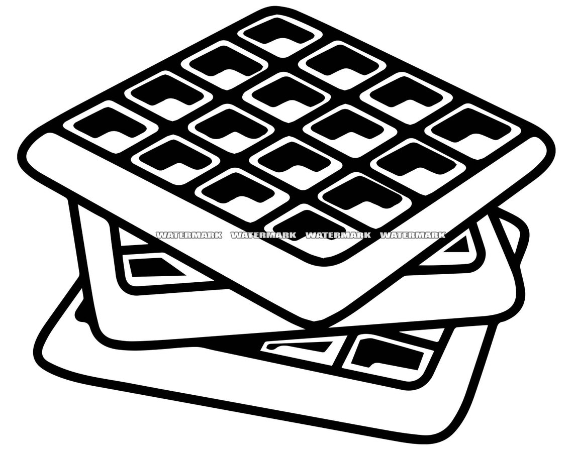 Waffles SVG Waffles DXF Waffles PNG Waffles Clipart | Etsy