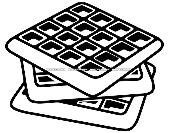 Waffles SVG Waffles DXF Waffles PNG Waffles Clipart | Etsy