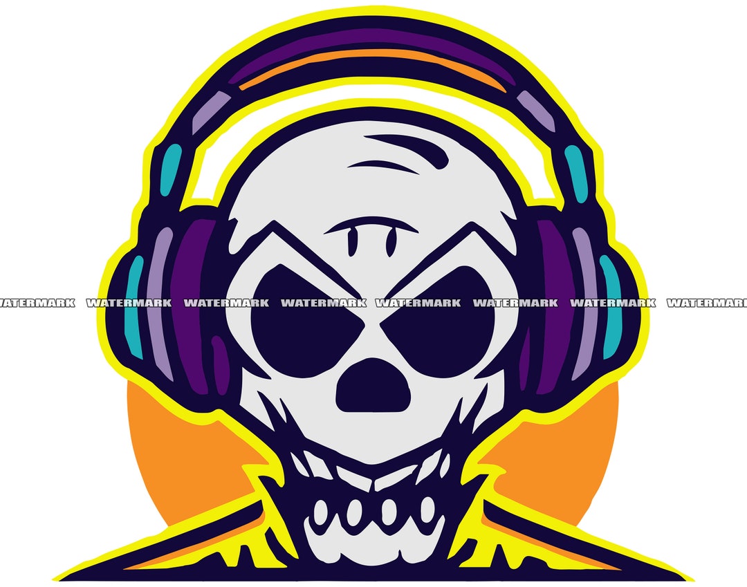 Dj Skull SVG 8 Party Music Skeleton Death Halloween Dark - Etsy