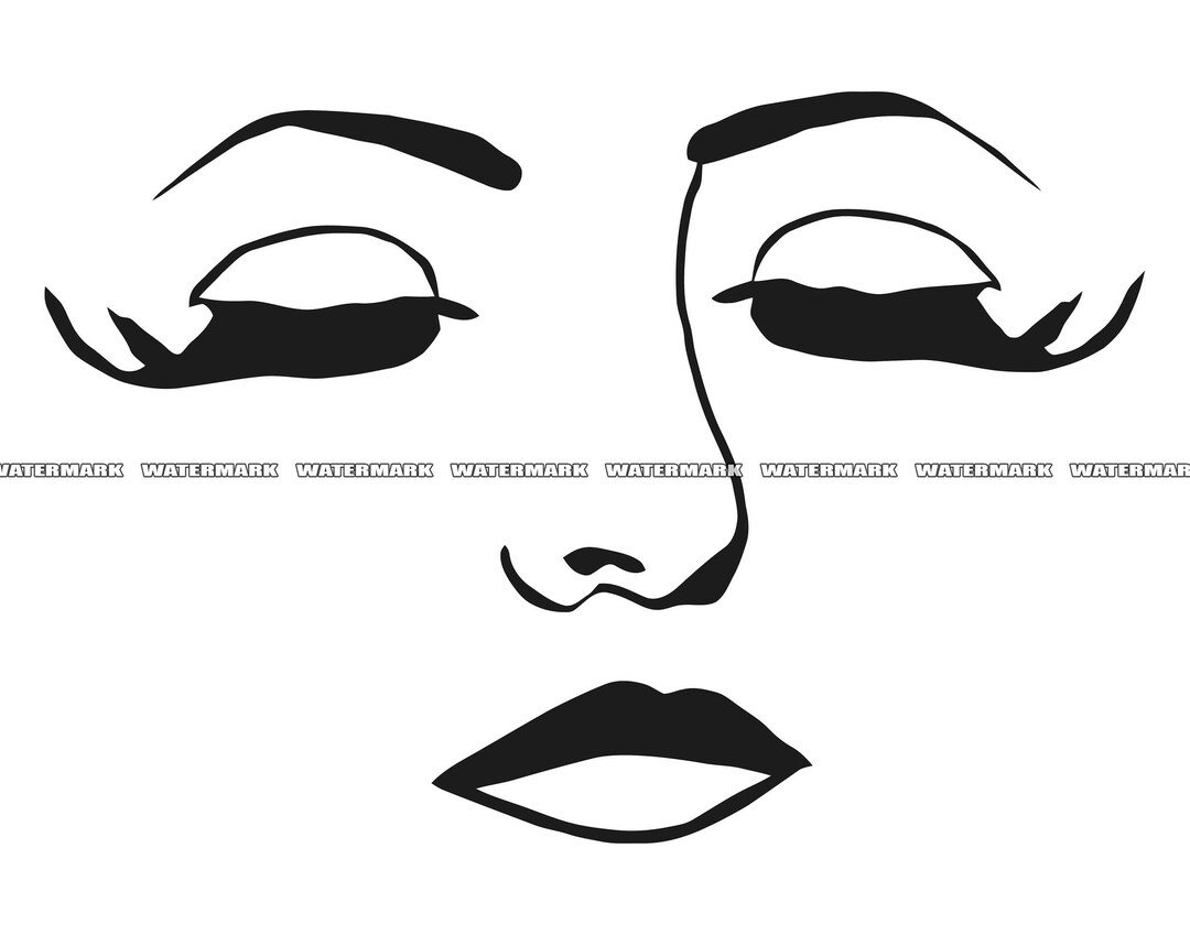 Sleeping Girl SVG Sleeping Girl Cut File Sleeping Girl DXF - Etsy