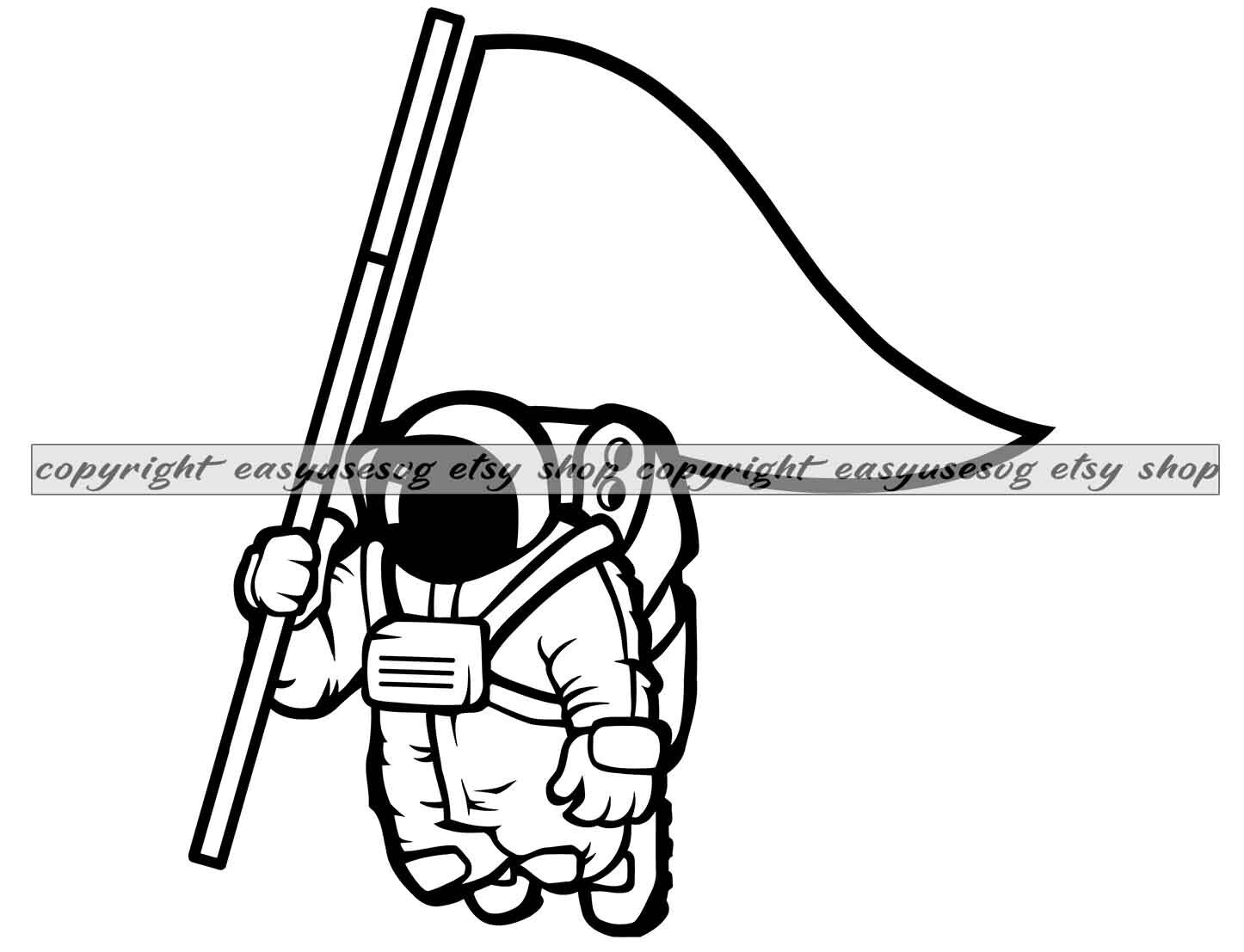 Astronaut SVG Astronaut DXF Astronaut PNG Astronaut - Etsy