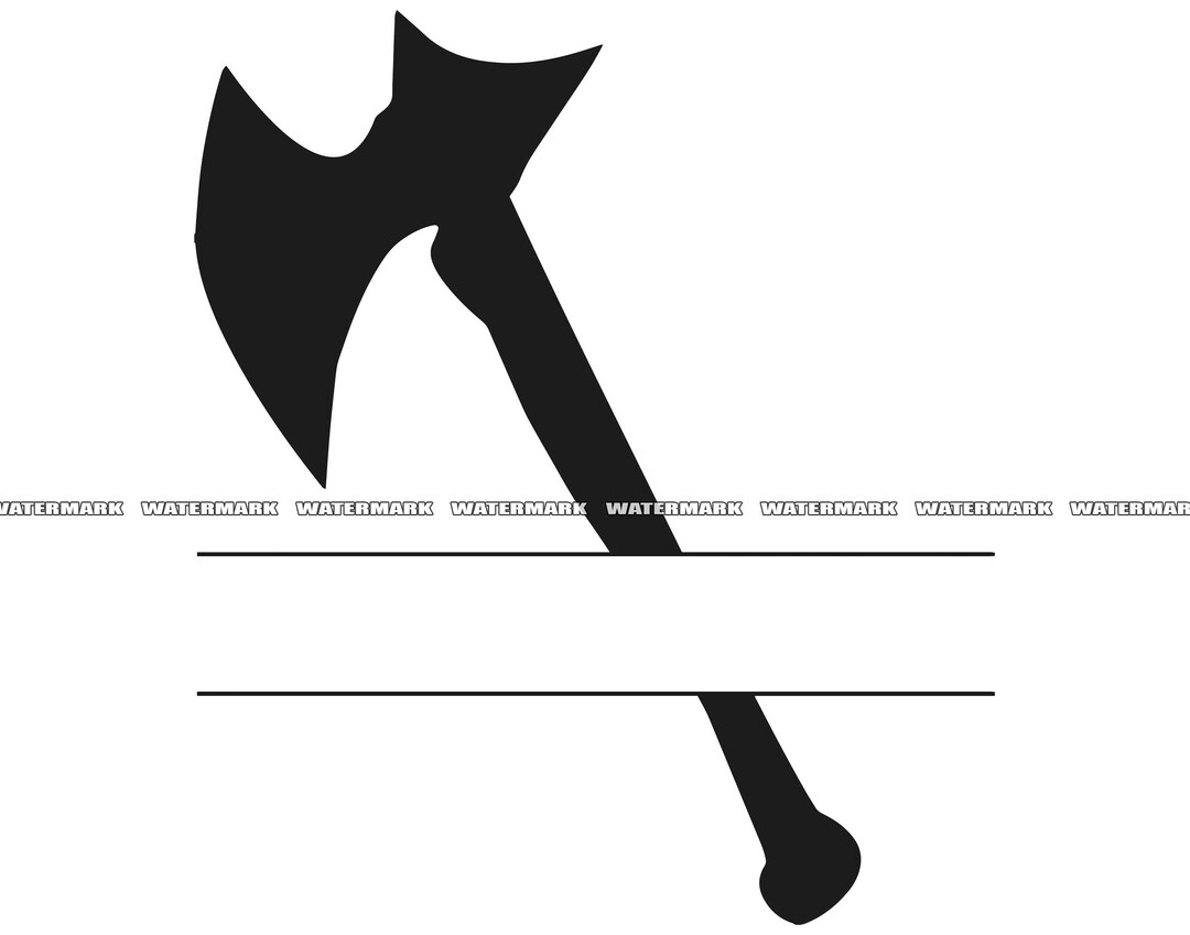 Axe SVG Axe Split Monogram Svg Axe Cut File Axe DXF Axe - Etsy Canada