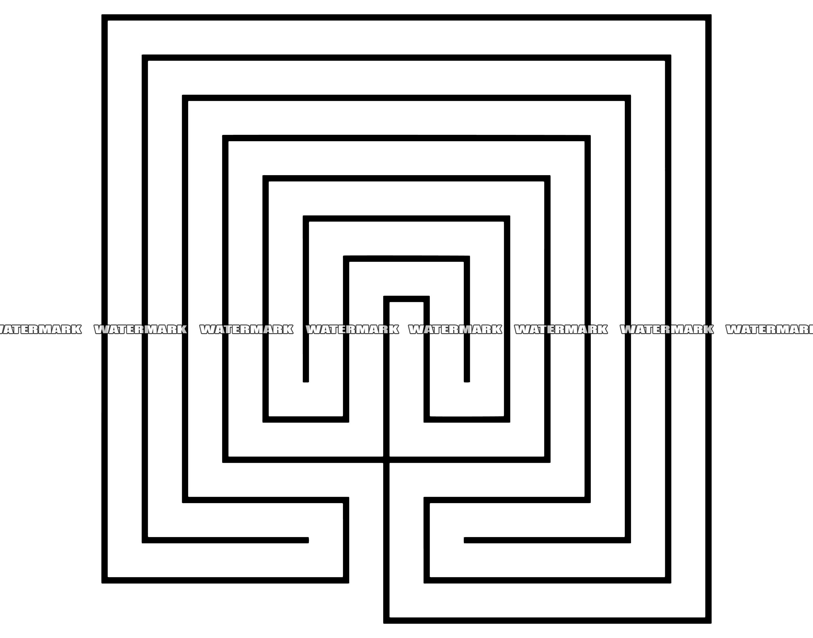 Maze Labyrinth SVG Maze Labyrinth Cut File Maze Labyrinth - Etsy Australia