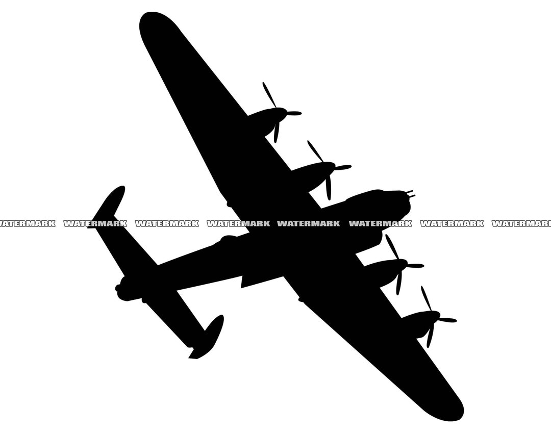Bomber War Plane SVG Cut File DXF PNG Clipart Silhouette Cricut File ...