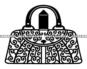 Fancy Purse Clipart - Etsy