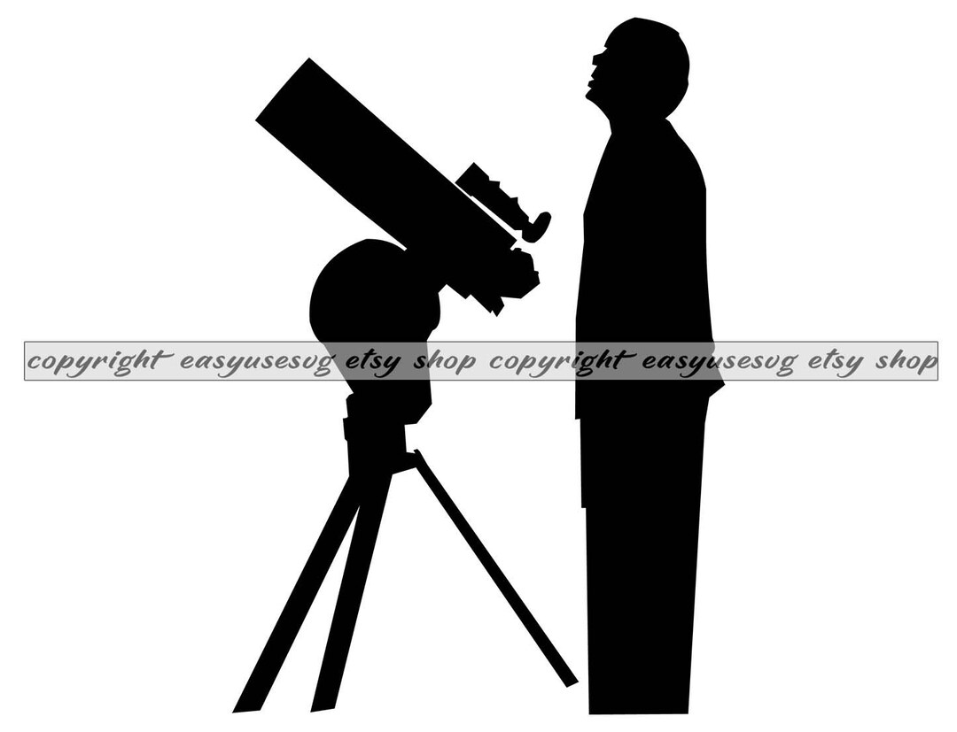 Astronomer SVG Astronomer DXF Astronomer PNG Astronomer - Etsy