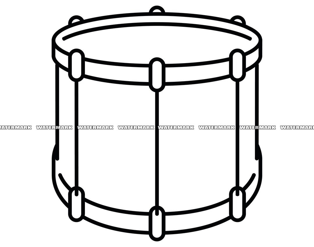 Drum SVG, Drum Cut File, Drum DXF, Drum PNG, Drum Clipart, Drum ...