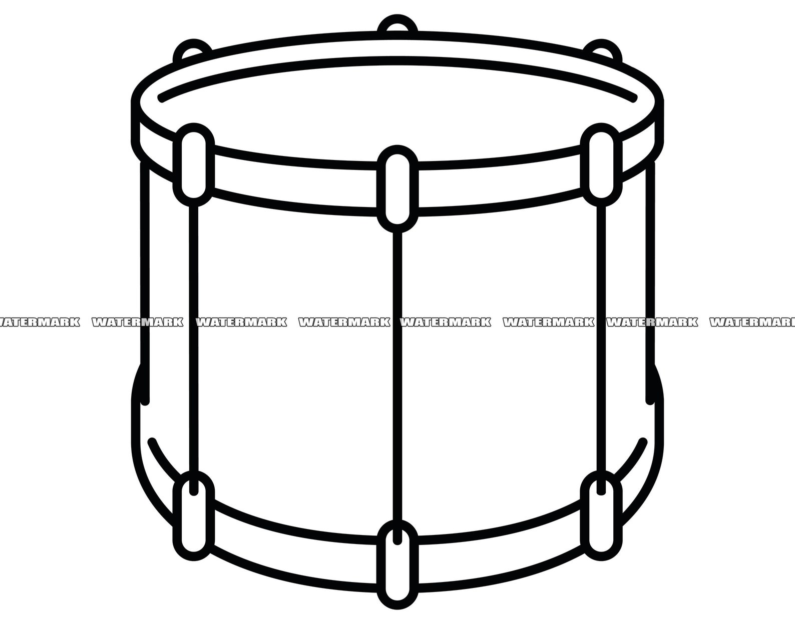 Drum SVG Drum Cut File Drum DXF Drum PNG Drum Clipart - Etsy