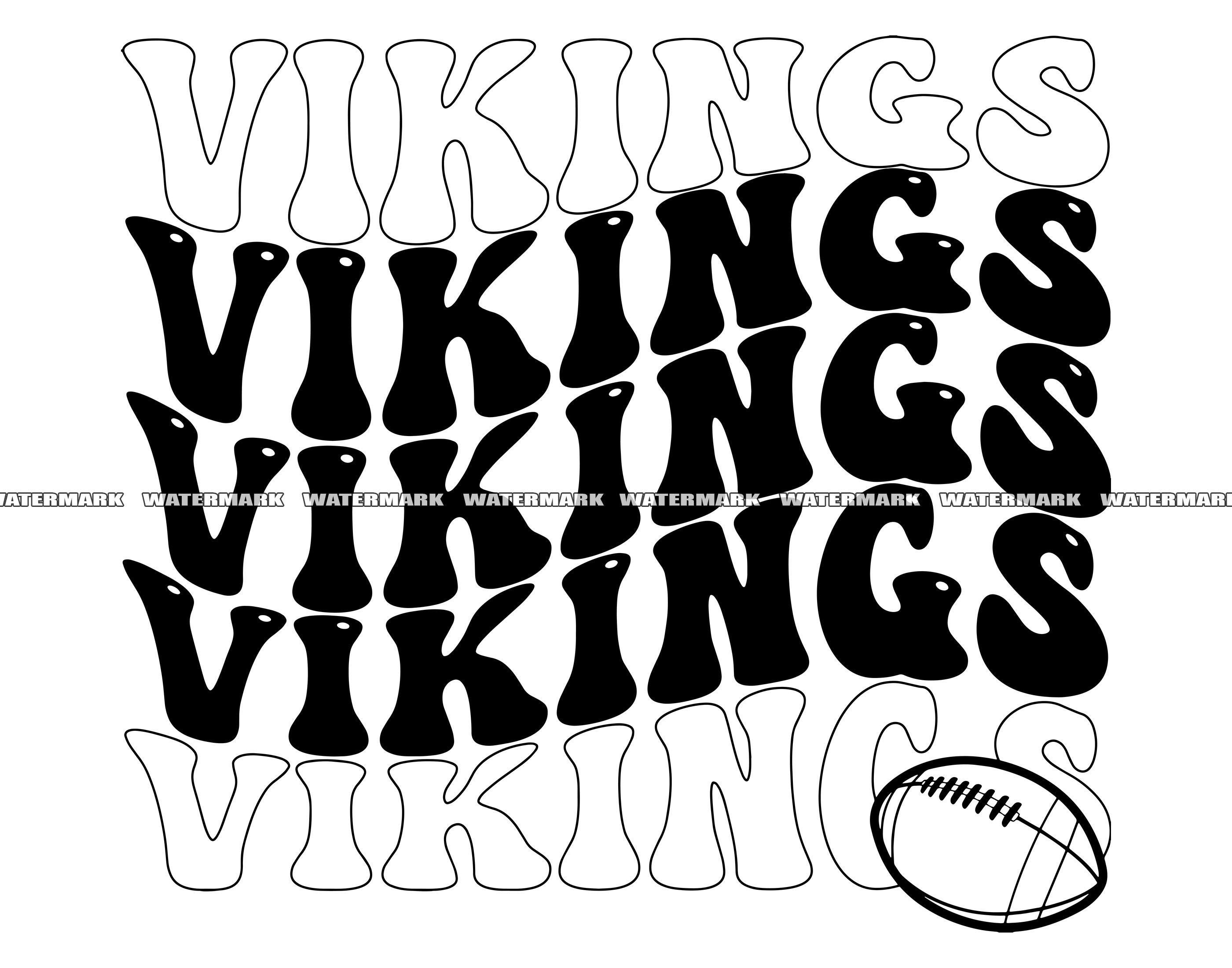 Vikings American Football SVG Vikings Cut File Vikings DXF - Etsy