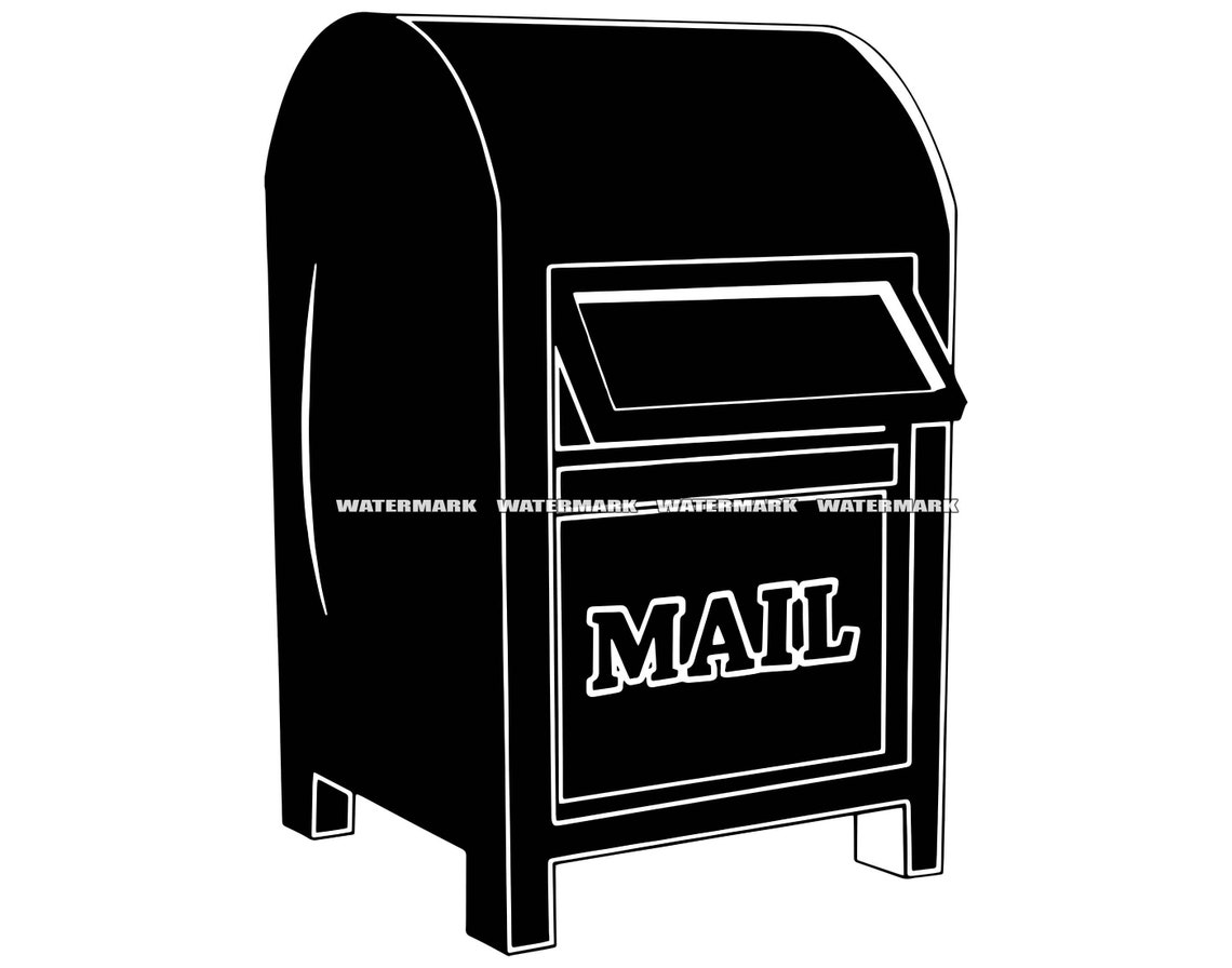 Mailbox SVG 2 Mailbox DXF Mailbox PNG Mailbox Clipart - Etsy