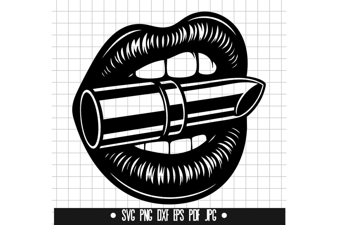 Bullet Lips Svg, Lipstick Bullet Svg, Bold Lips Svg, Sexy Rebel Svg ...