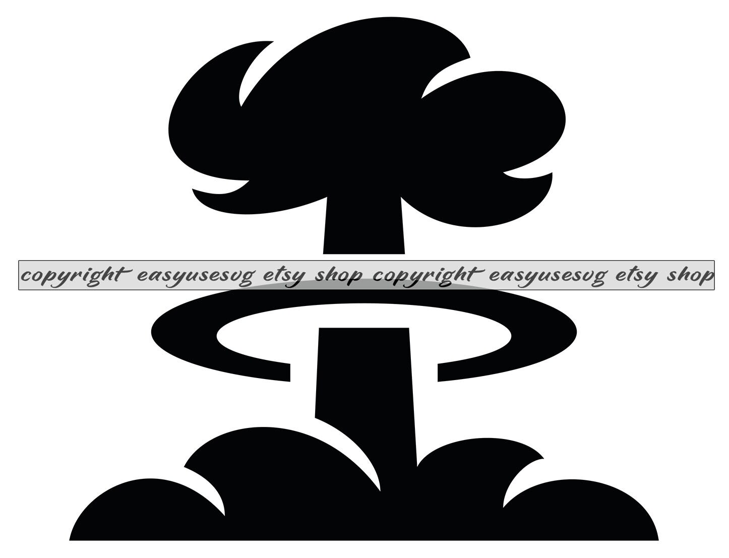 Atomic Bomb Mushroom Cloud Clip Art