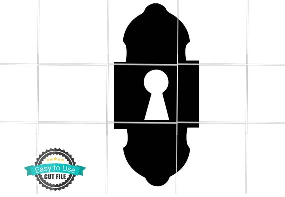 Paper, Party & Kids Paper Keyhole Svg Lock Svg Keyhole Dxf Keyhole ...