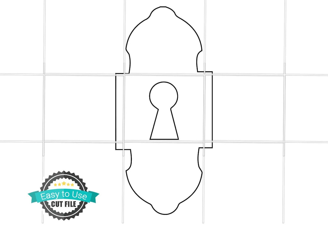 Keyhole SVG, Keyhole Outline SVG, Keyhole DXF, Keyhole Clipart, Keyhole ...