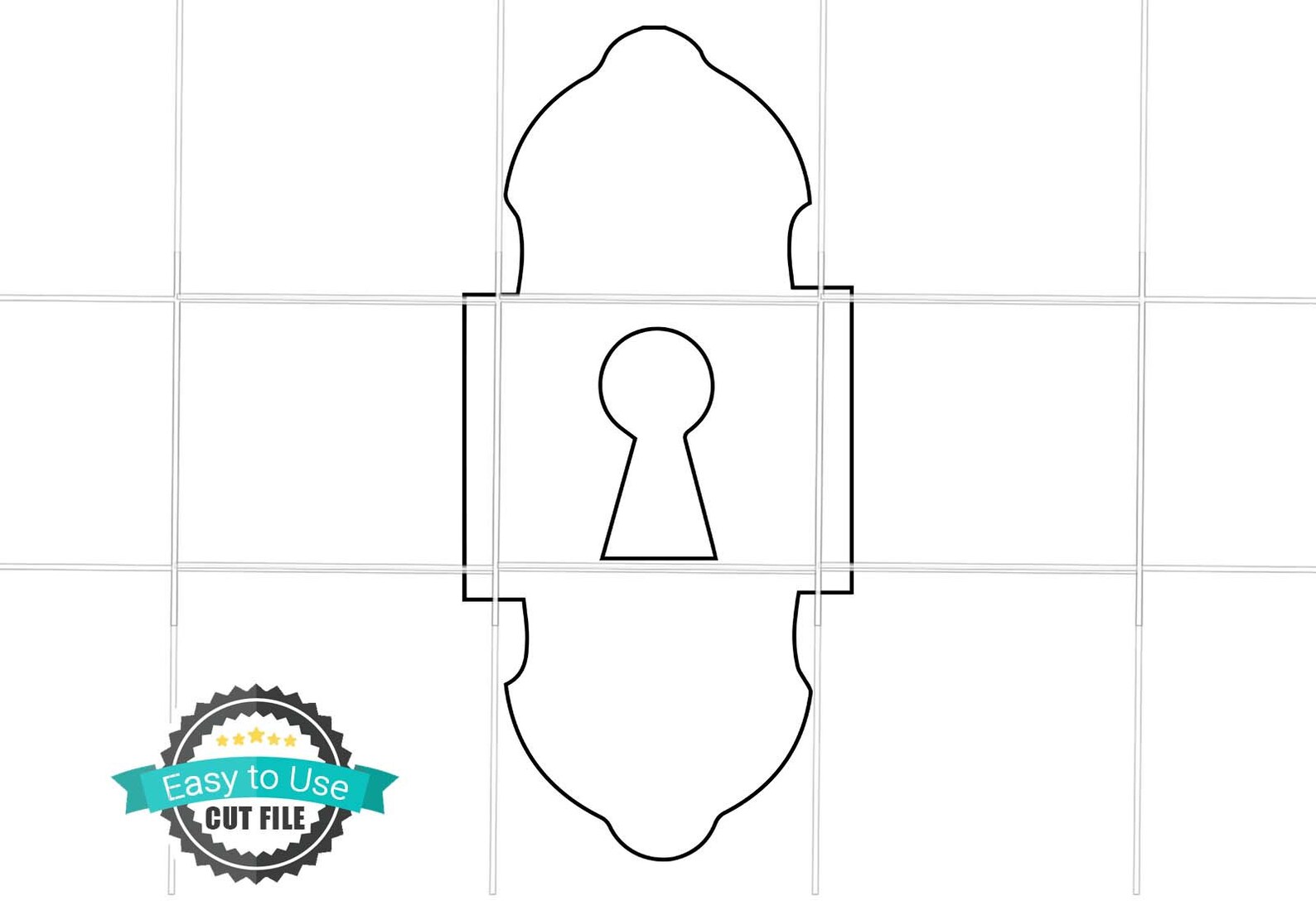 Keyhole SVG Keyhole Outline SVG Keyhole DXF Keyhole - Etsy