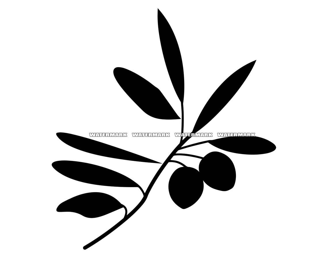 Olive SVG 4 Olive DXF, Olive PNG, Olive Clipart, Olive Silhouette ...