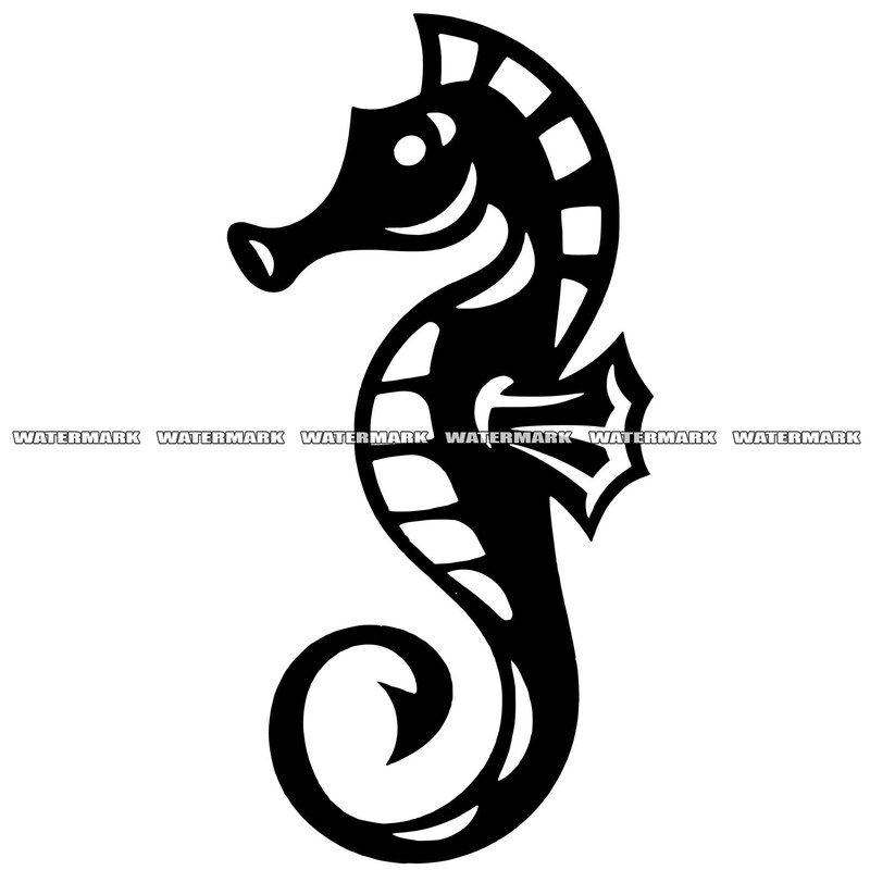Seahorse Svg - Etsy