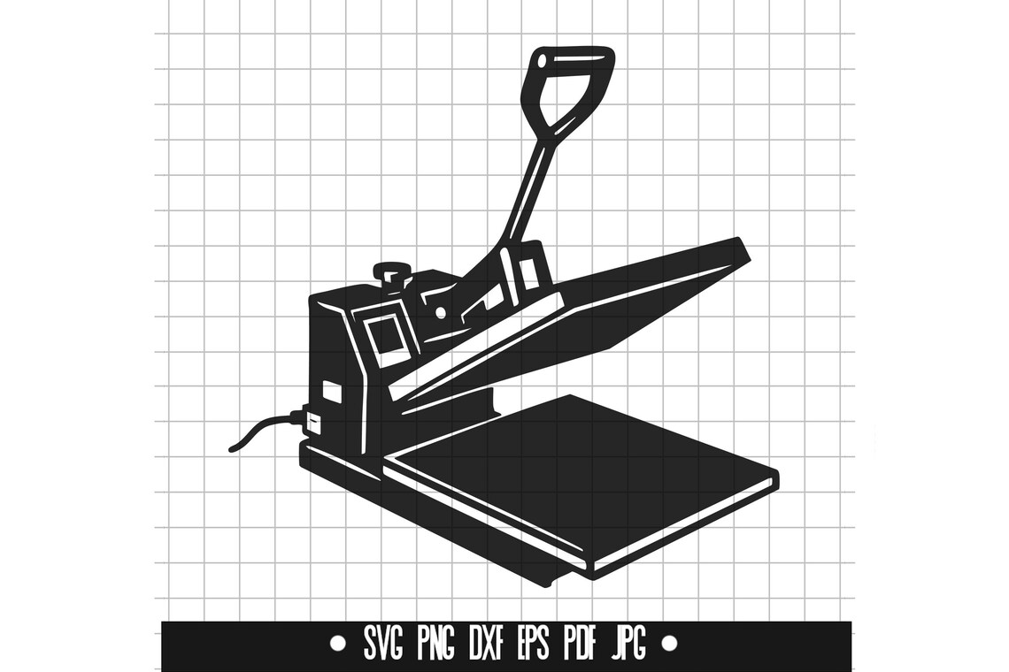 Heat Press SVG, Heat Press DXF, Heat Press PNG, Heat Press Cut File ...