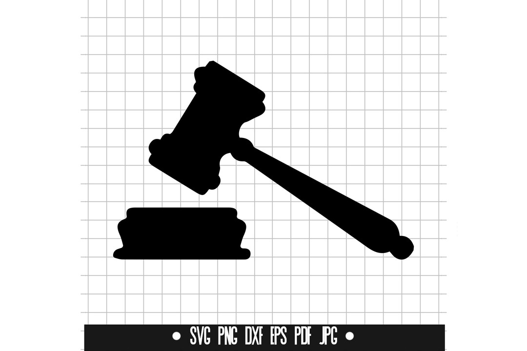 Gavel SVG, Gavel DXF, Gavel PNG, Gavel Cut File, Clipart, Digital File ...