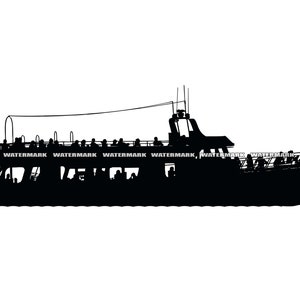 Clipart Seattle Skyline Ferry Boats