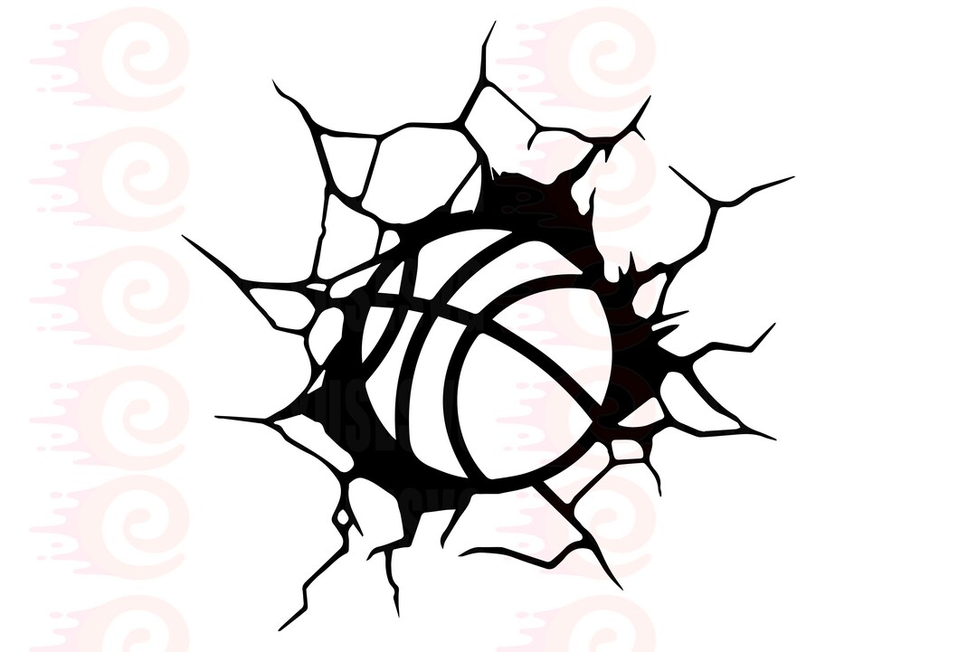 Basketball SVG, Basketball Ball SVG, Smashing Basketball SVG #2 - Etsy