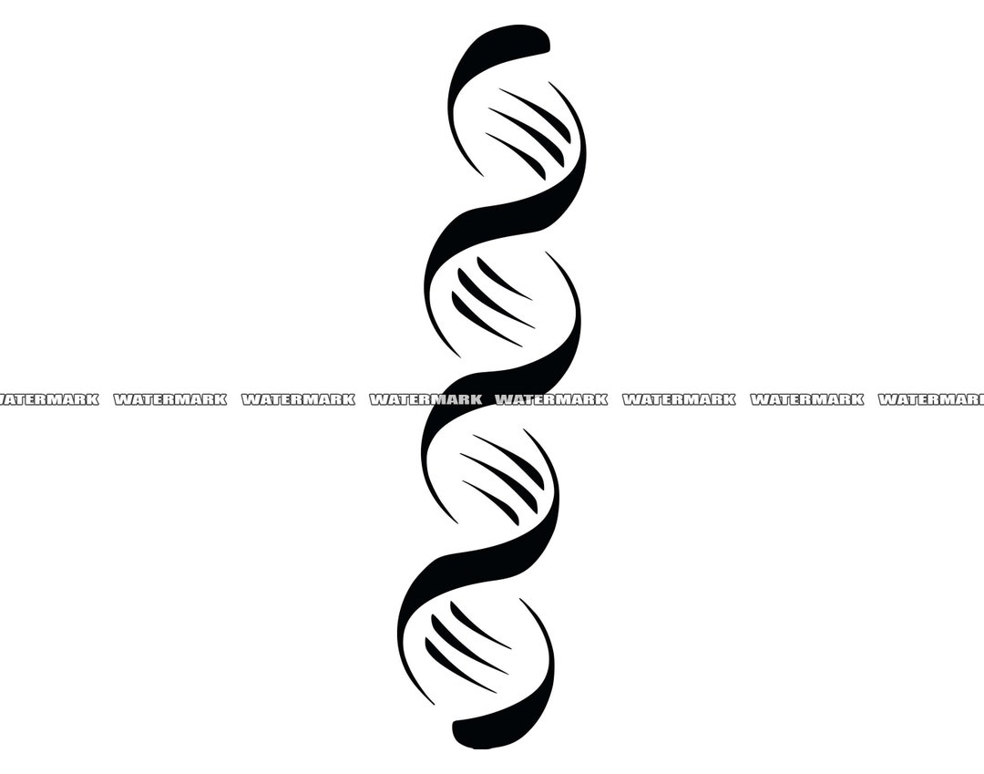 Dna SVG, Dna Cut File, Dna DXF, Dna PNG, Dna Clipart, Dna Silhouette ...