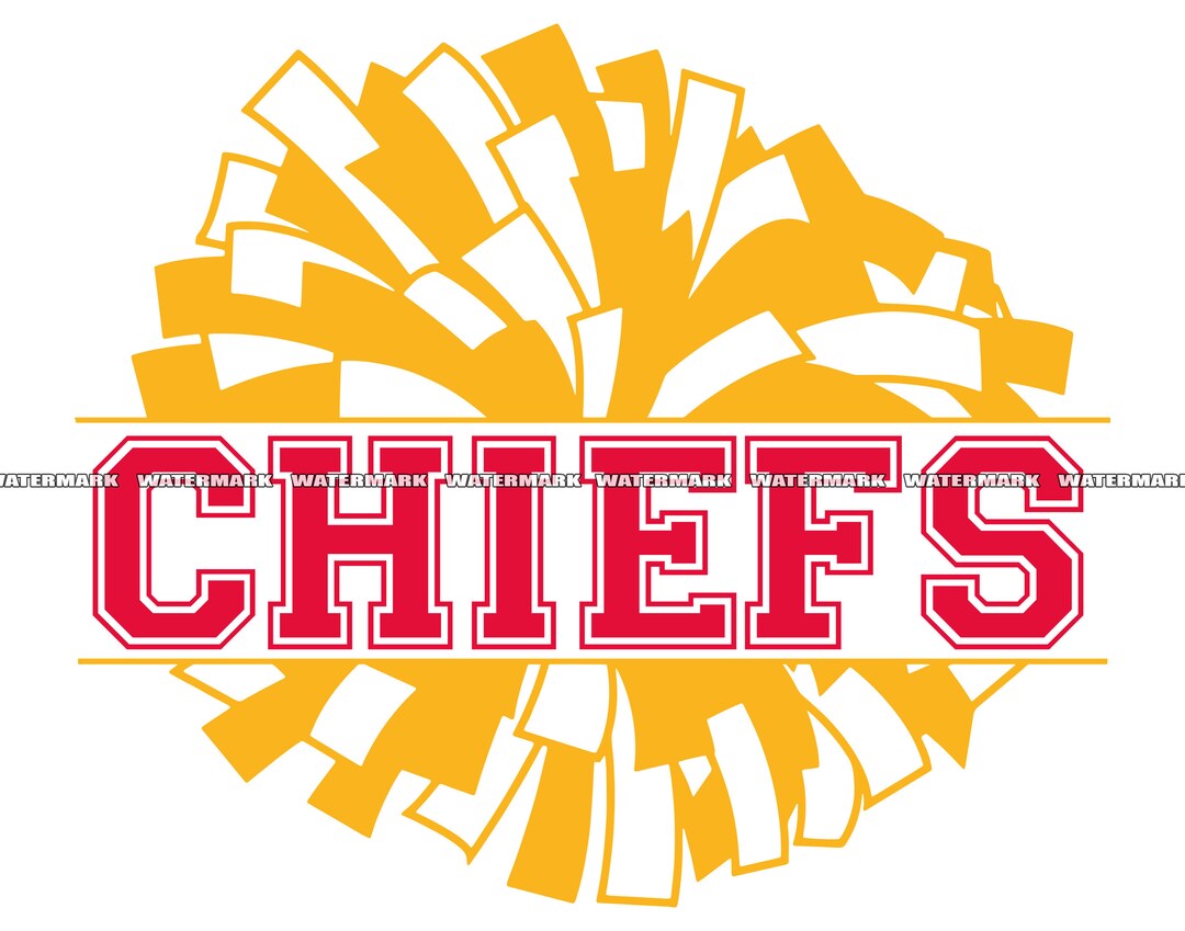 Chiefs Pom Pom SVG Chiefs Cut File Chiefs DXF Chiefs PNG - Etsy UK