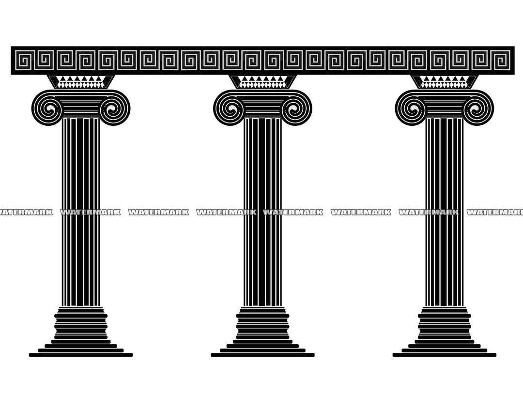 Columns SVG Columns Cut File Columns DXF Columns PNG - Etsy Australia