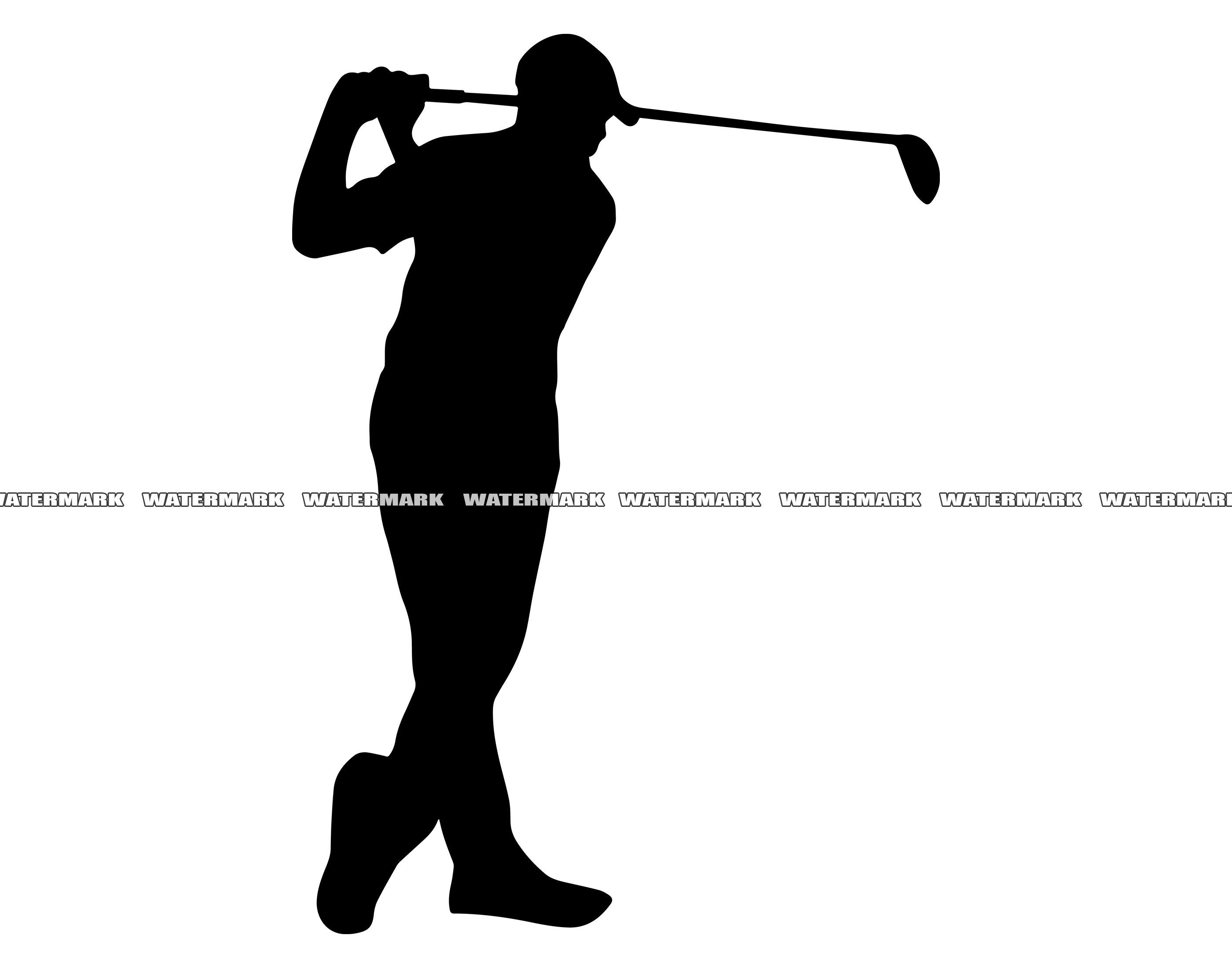 Golf Player SVG Golf Player Cut File Golf Player DXF Golf - Etsy Australia