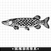 Northern Pike Scene Svg Png Dxf Eps Pdf | Transparent Vector Graphic ...