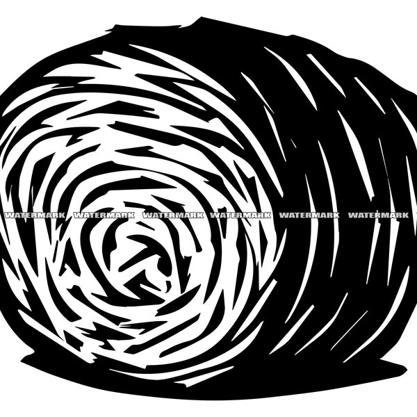 Hay Bale Silhouette - Etsy Ireland