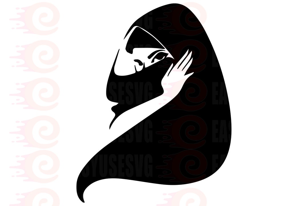 Scarf SVG, Hijab SVG, Muslim Girl SVG, Muslim Woman Svg - Etsy