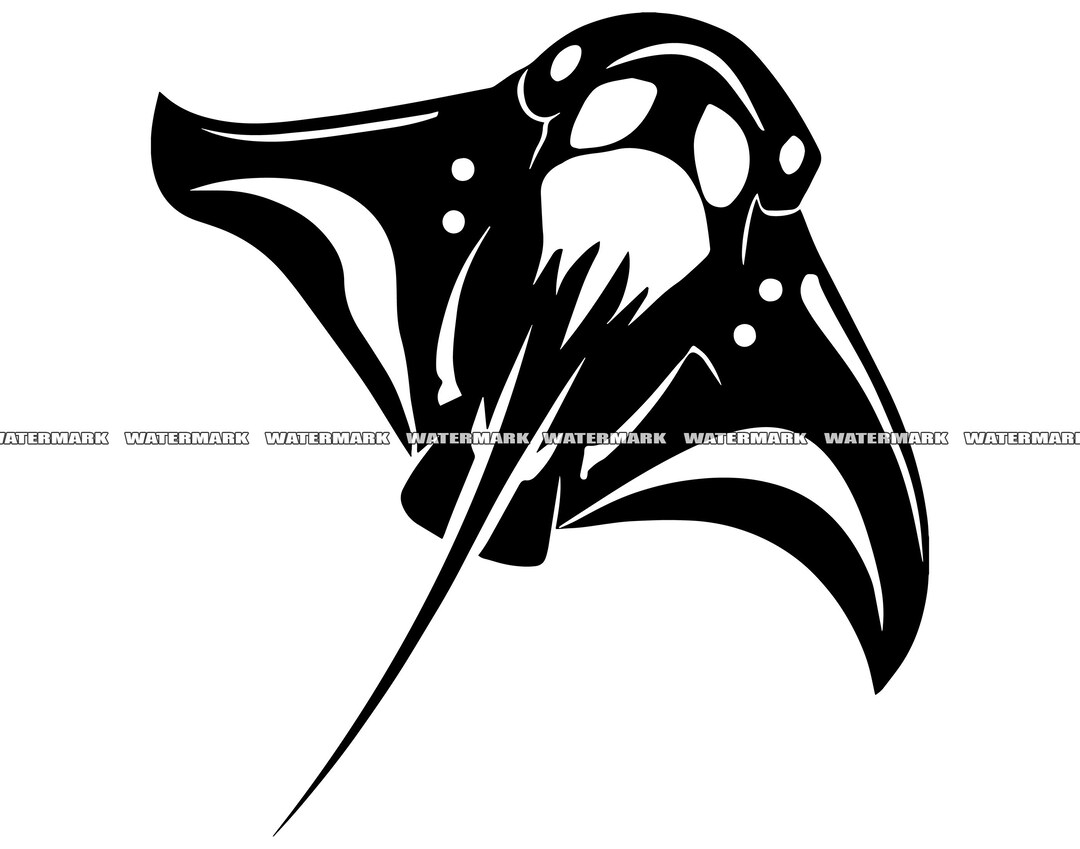 Manta Ray SVG 2 Animal Nature Wildlife Ocean Fish Sea Stingray Rays ...