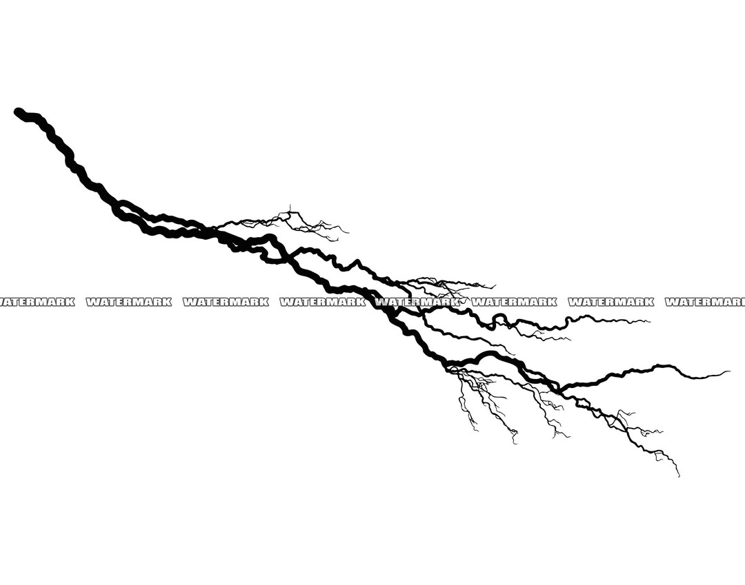 Lightning Svg 1 Lightning Cut File Lightning Dxf Lightning Png