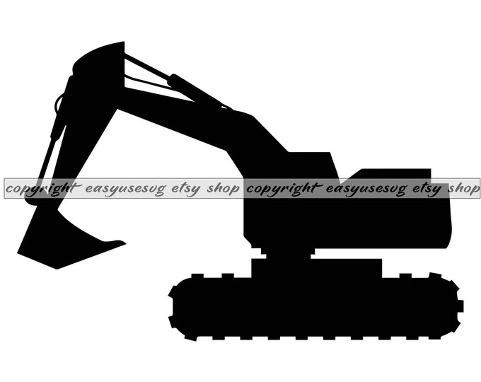 Excavator Excavator SVG Excavator SVG Cut File Excavator - Etsy