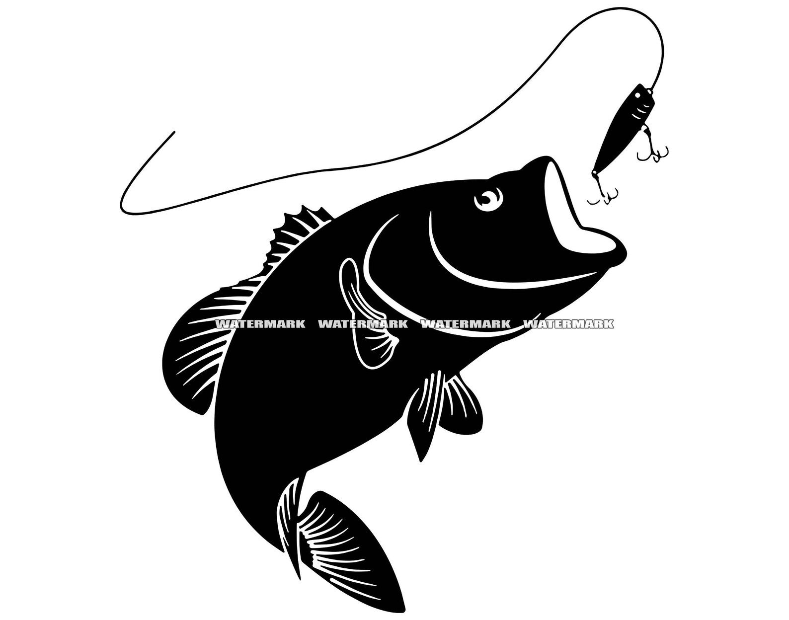 Poisson SVG Pêche SVG Chasse au poisson SVG Canne svg - Etsy France