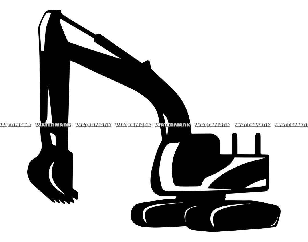 Bagger SVG Bagger Plotterdatei Bagger DXF Bagger PNG - Etsy Österreich