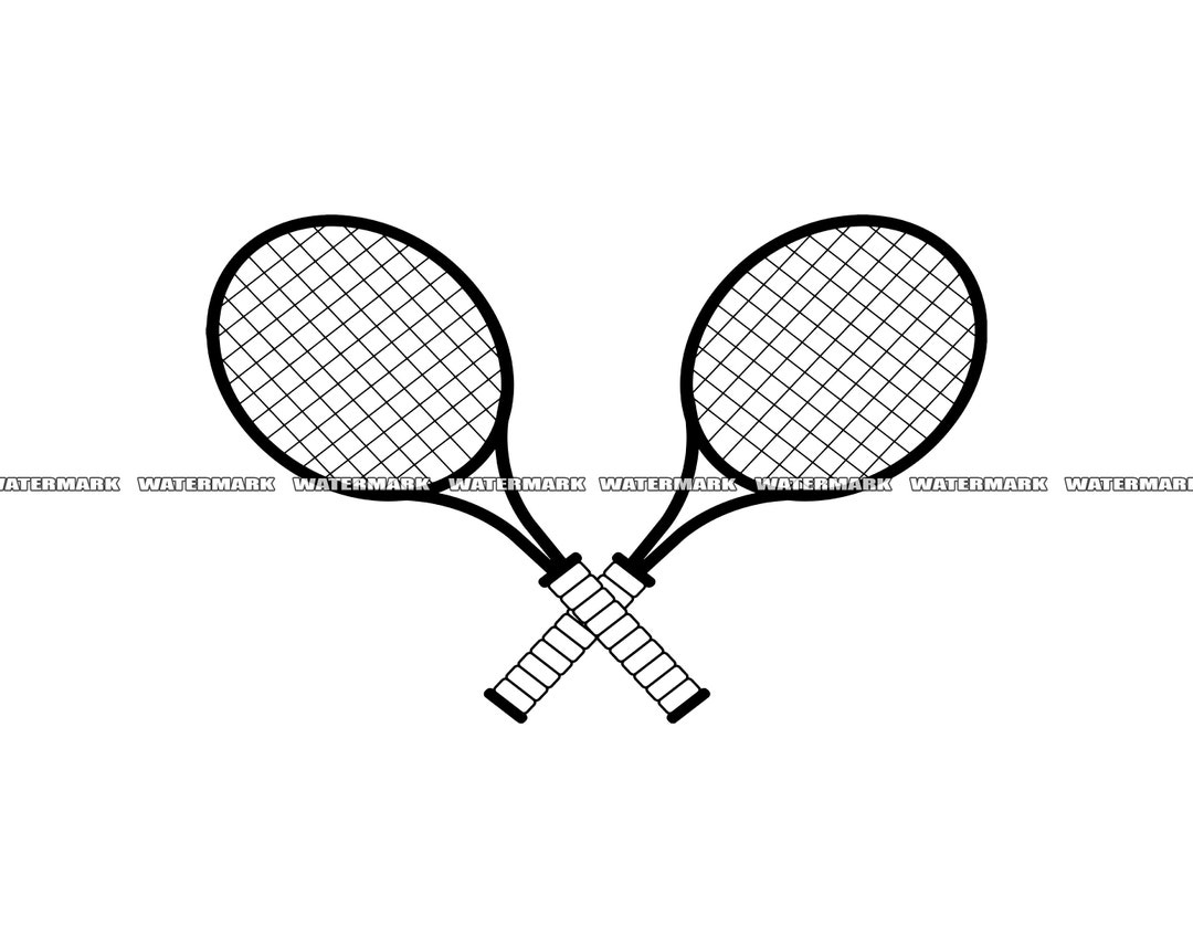 Tennis Racket SVG 3 Tennis Racket Cut File Tennis Racket - Etsy