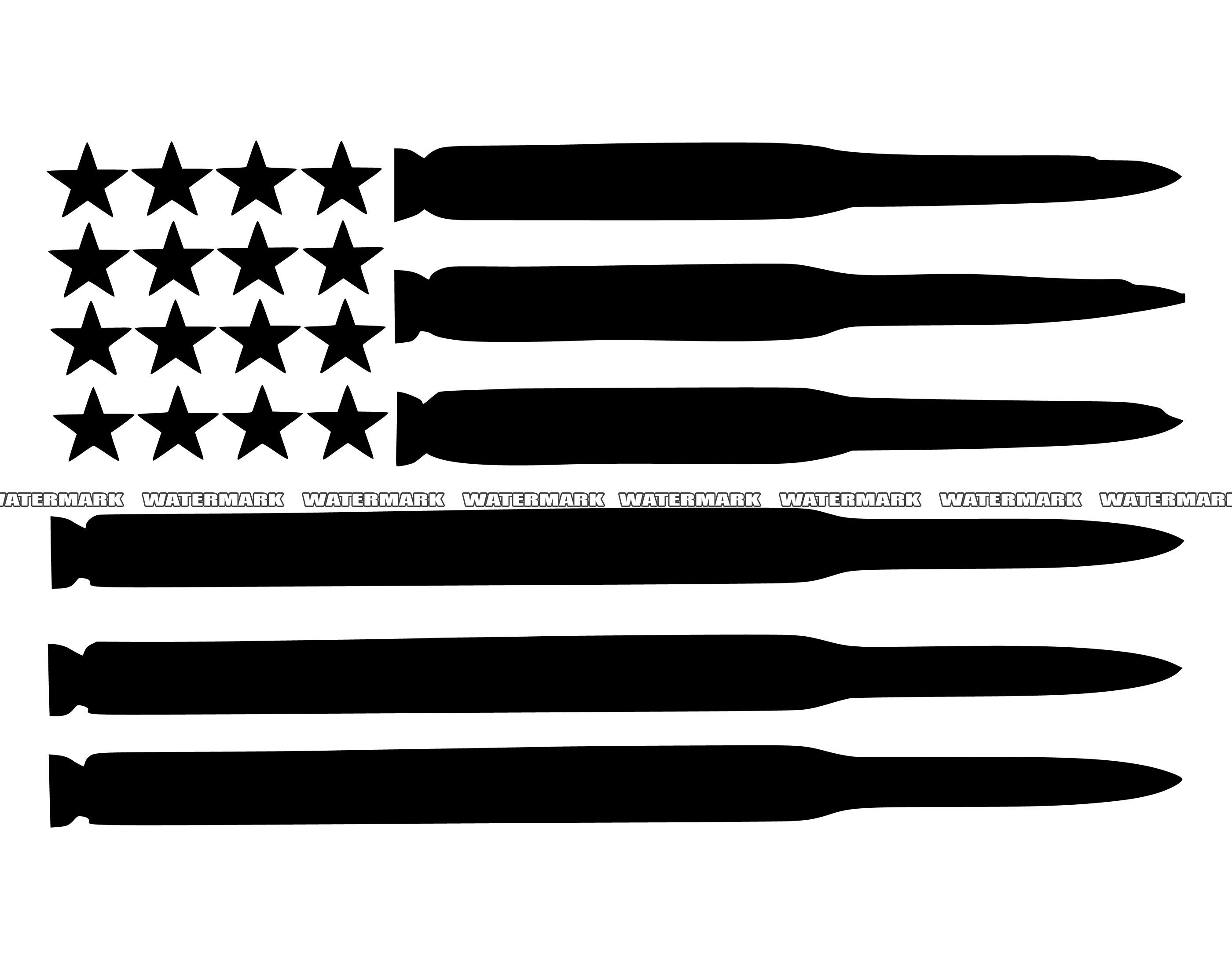 Bullet Flag SVG 3 Bullet Flag Cut File Bullet Flag DXF - Etsy México