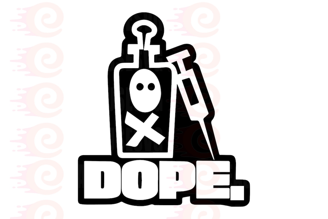 Dope Decal Car Sticker SVG Cut fichier Dope SVG Dope DXF - Etsy France