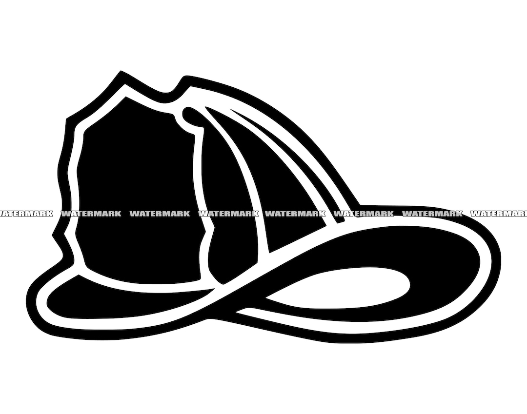 Firefighter Hat SVG, Firefighter Hat Cut File, Firefighter Hat DXF ...