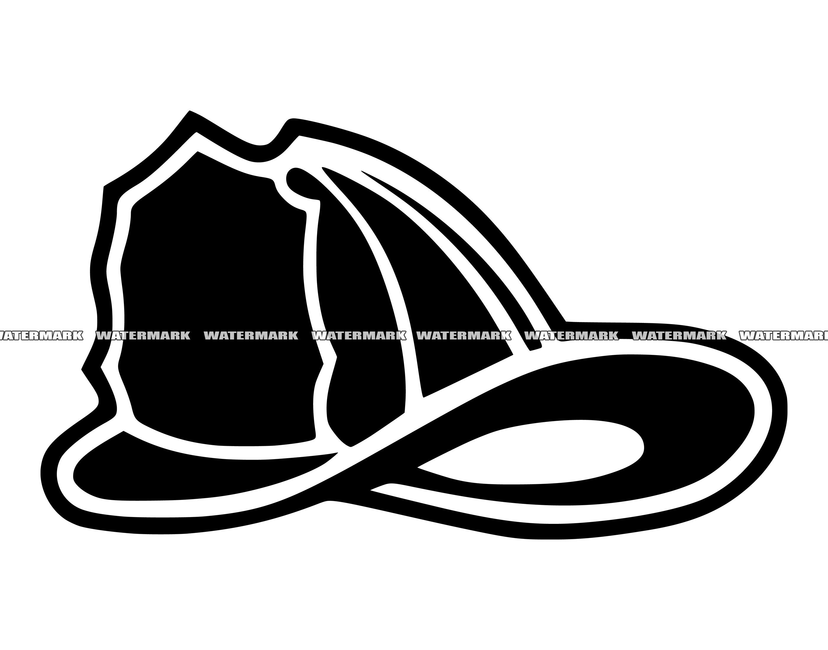 Firefighter Hat SVG Firefighter Hat Cut File Firefighter Hat - Etsy